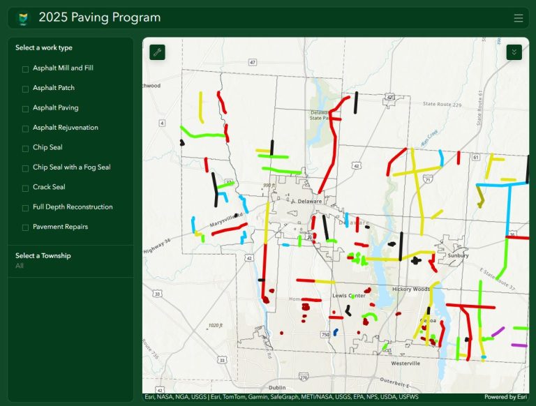 2025 Delaware County Road Improvements Program (with township resurfacing) - Engineer